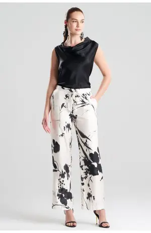 Natori Narasilk Twill Pull-on Pants