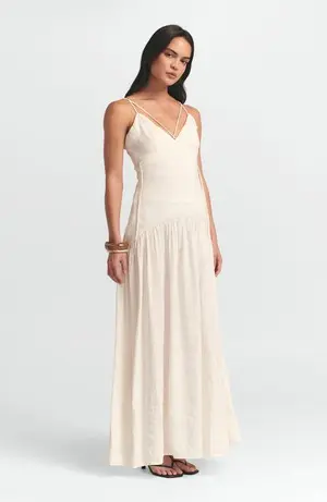 ST MRLO Paris Maxi Dress - Ivory