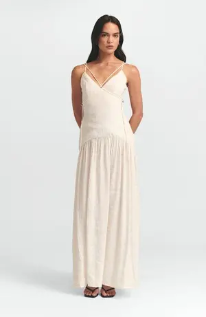 ST MRLO Paris Maxi Dress - Ivory