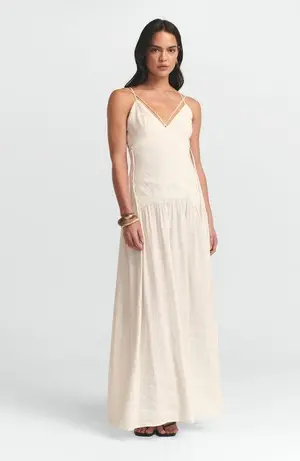 ST MRLO Paris Maxi Dress - Ivory