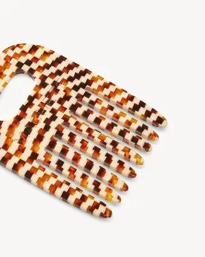 MACHETE No. 4 Comb - Tortoise Checker
