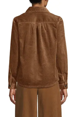 LANDS' END Wide Wale Corduroy Shirt Jacket