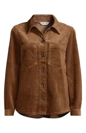 LANDS' END Wide Wale Corduroy Shirt Jacket
