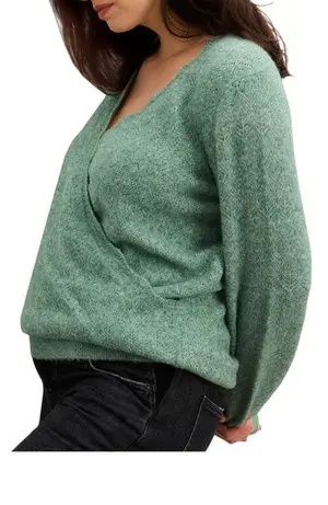 Hatch The Cozy Pointelle Snuggle Sweater
