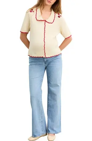 Hatch Crochet Scallop Cardigan