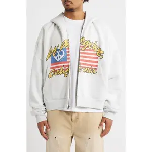 ELWOOD Flag Graphic Zip Hoodie