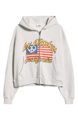 ELWOOD Flag Graphic Zip Hoodie