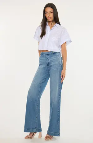 KANCAN Marnie Ultra High Rise Wide Leg Trousers