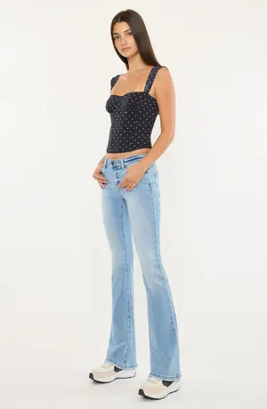 KANCAN Estrella Mid-rise Flare Jeans