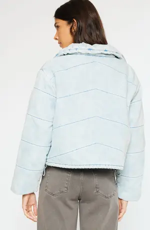 KANCAN Luciana Denim Puffer Jacket