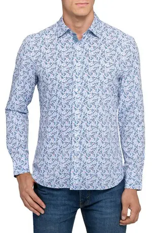 CON.STRUCT Fall Floral Woven Long Sleeve Basic - Multi