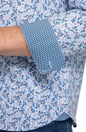 CON.STRUCT Fall Floral Woven Long Sleeve Basic - Multi