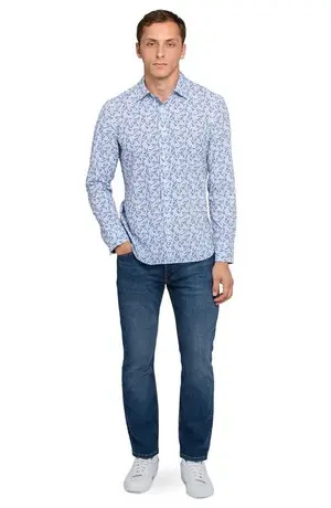 CON.STRUCT Fall Floral Woven Long Sleeve Basic - Multi