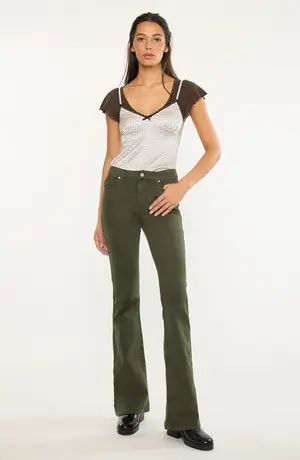 KANCAN High Rise Flare Jeans