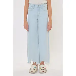 KANCAN High-rise Wide-leg Jeans - Light Wash
