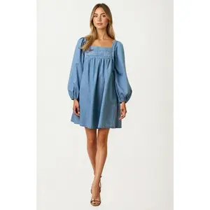 Knit & Lounge Puff Sleeve Day Dresses