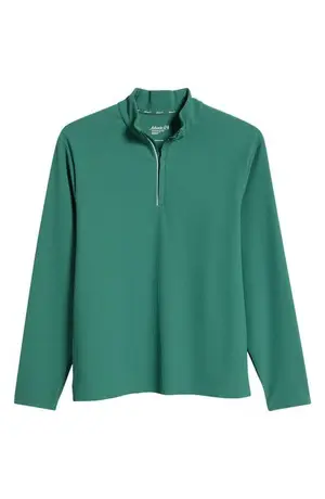 Johnnie-o Hoppin Rib Quarter Zip - Zest