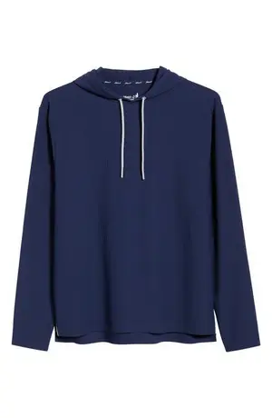 Johnnie-o Hoppin Ribbed Hoodie - Navy