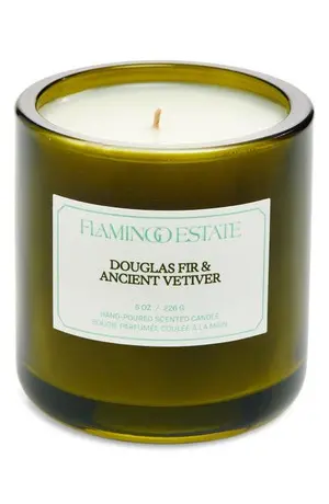 FLAMINGO ESTATE Douglas Fir & Ancient Vetiver Candle - Green