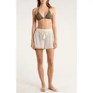 Ramy Brook Mina Zigzag Cover-up Shorts