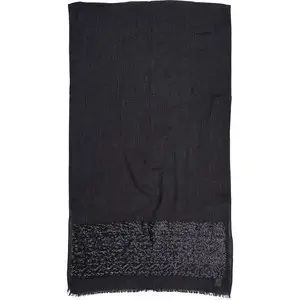 Echo Sequin Border Wrap - Black