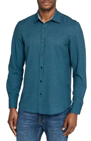 CON.STRUCT Dash Duo Woven Long Sleeve Basic - Navy/green