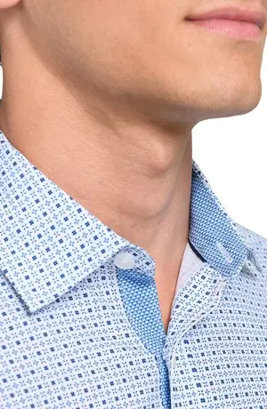 CON.STRUCT Dash Duo Woven Long Sleeve Basic - White/blue