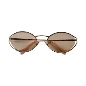 MIU MIU Logo Oval Sunglasses