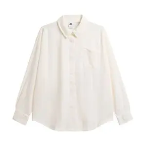 Nike Sportswear Oversized Jacquard Striped Button-down Shirt