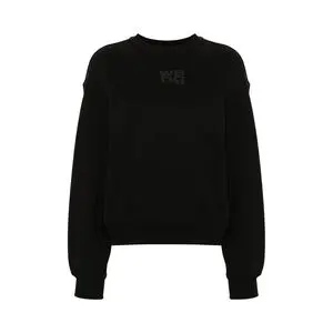 Alexander Wang Puff Paint Logo Terry Sweatshirt
