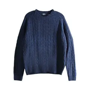 Polo Ralph Lauren Long-sleeve Saddle Crewneck Sweater - Blue
