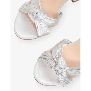 PHASE EIGHT Metallic Platform Sandal Heels