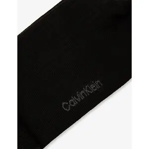 Calvin Klein Cotton-blend Knitted Crew Socks Pack Of Two