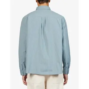 PERCIVAL Clancy Striped Cotton Shirt - Blue