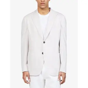 Eleventy Single-breasted Wool Jacket - Sand
