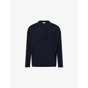 John Smedley Notched-collar Wool Knitted Blazer