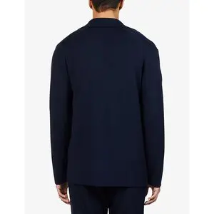 John Smedley Notched-collar Wool Knitted Blazer