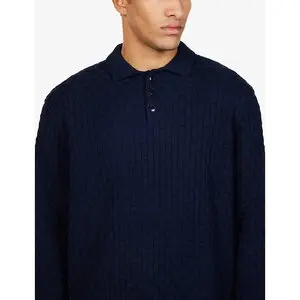 PERCIVAL Arch Basket-weave Knitted Jumper