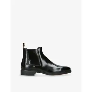 Santoni Stacked Heel Boots For Men