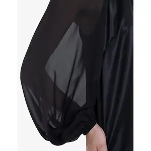 JOSEPH High-neck Satin Blouse
