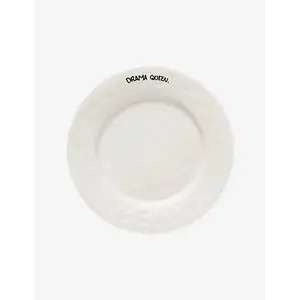ANNA + NINA Drama Queen Ceramic Plate 22cm - White