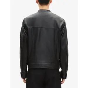 The Kooples Notched-collar Leather Jacket