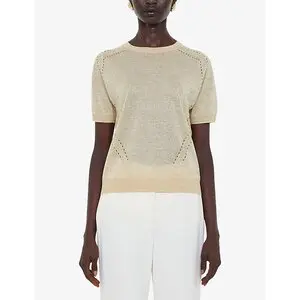 JOSEPH Lille Short-sleeved Knitted Top
