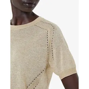 JOSEPH Lille Short-sleeved Knitted Top