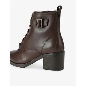 Carvela Snug Leather Heeled Ankle Boots