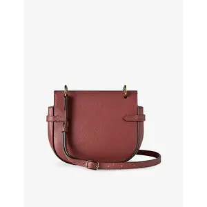 Mulberry Small Amberley Leather Satchel - Rust