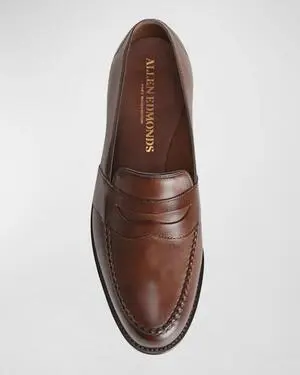 Allen Edmonds Randolph Leather Penny Loafers - Coffee