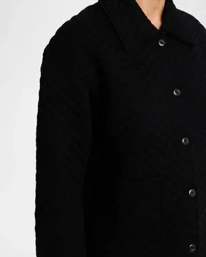 Vince Quilted Boxy Jacket - Black