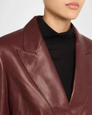 Max Mara Duse Leather Jacket