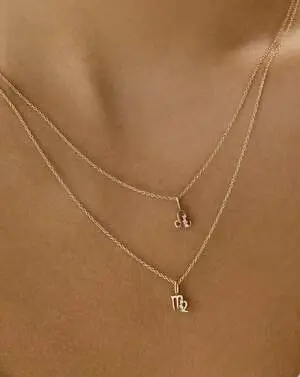 Ring Concierge 14k Yellow Gold Scorpio Zodiac Necklace